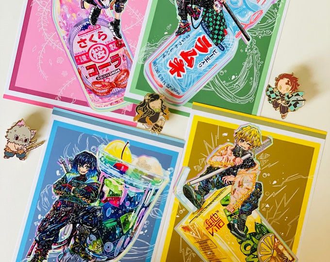 Anime Trio Pins - Etsy Canada