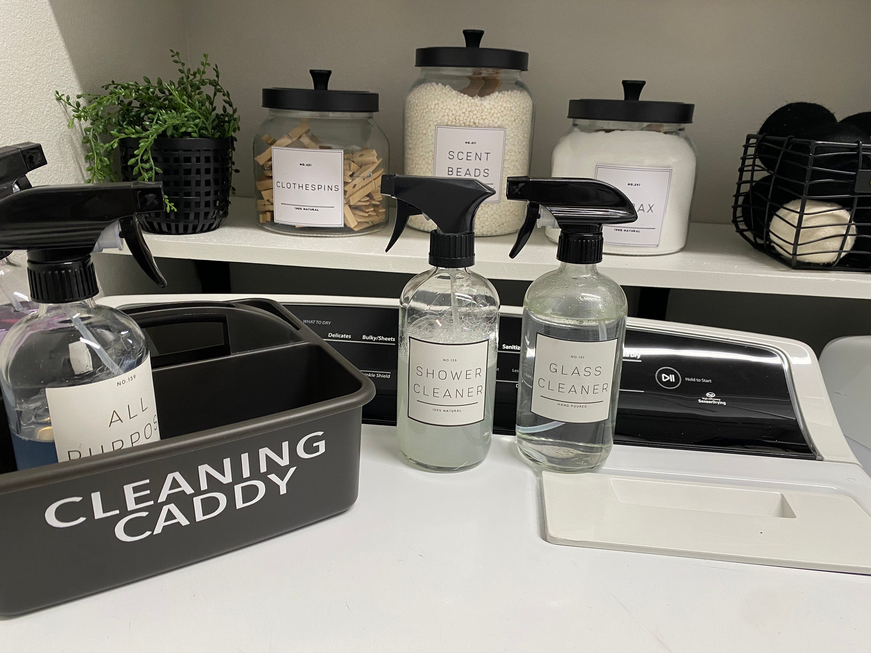 Printable Modern Laundry Room Labels | Minimalist Laundry Room Labels ...