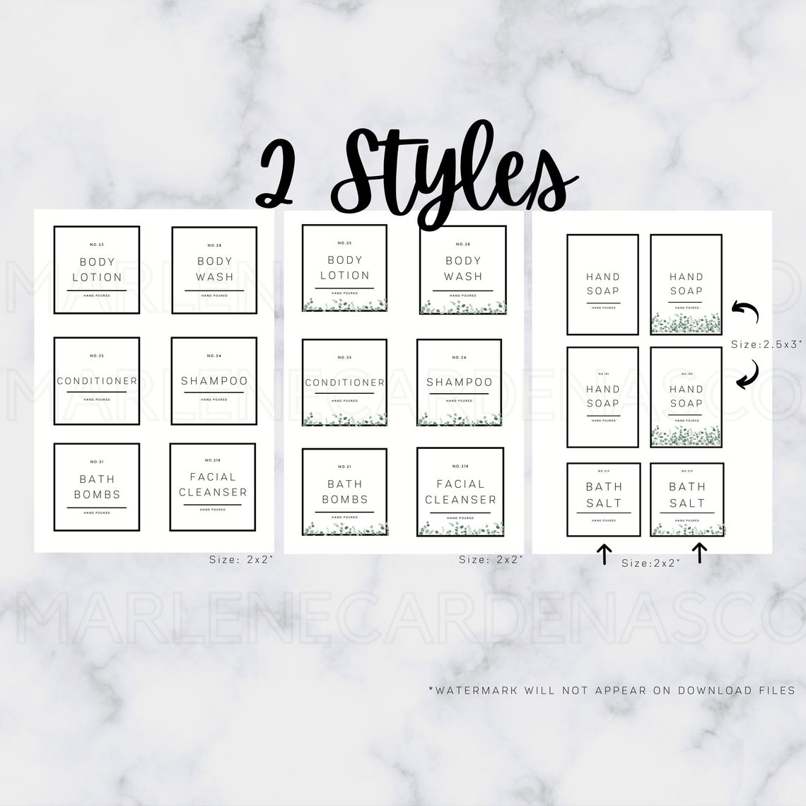 Printable Modern Minimalist Bathroom Labels Contemporary Bathroom ...