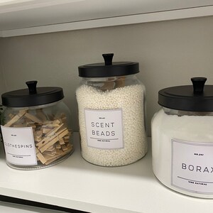 Printable Modern Laundry Room Labels | Minimalist Laundry Room Labels ...