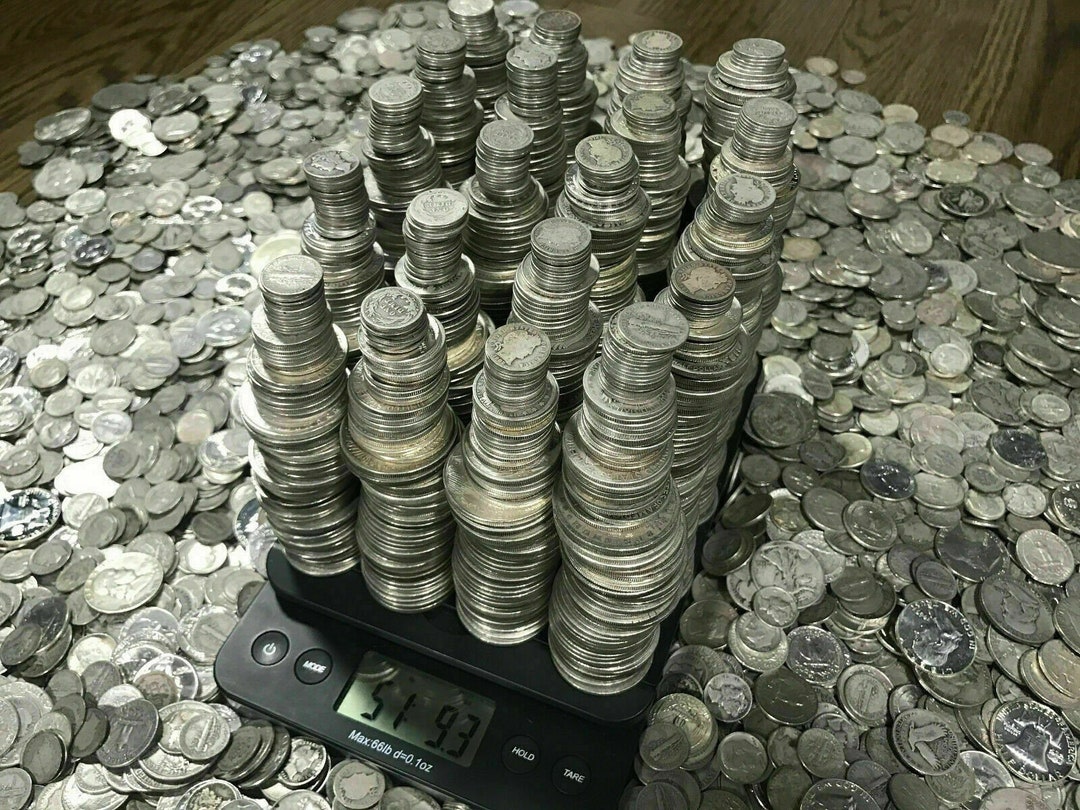 Silver Sale! Old Coin Collection Silver Half Dollar Bullion US 90% ...