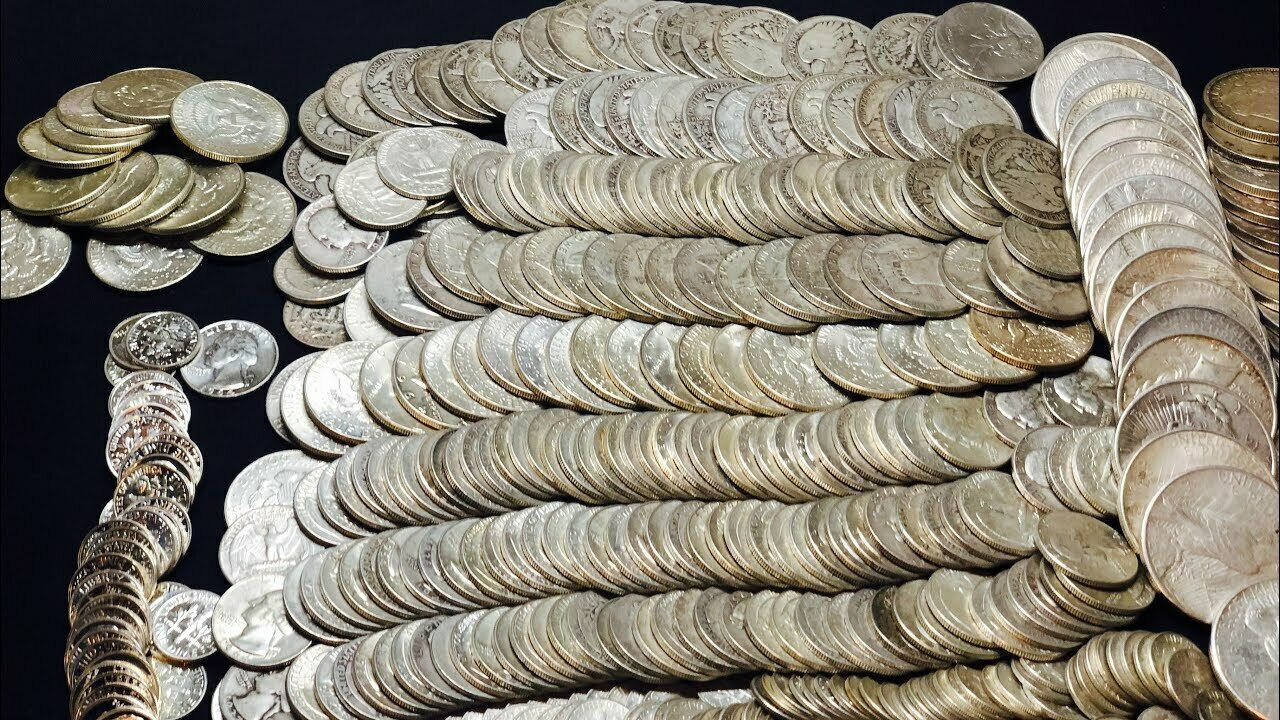 Silver Sale! Old Coin Collection Silver Half Dollar Bullion US 90% ...
