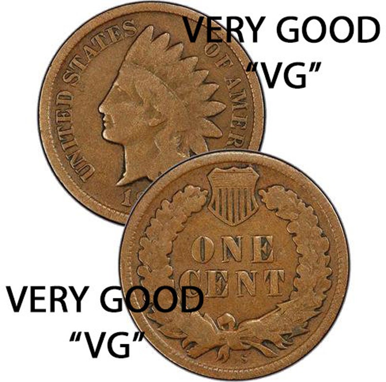 1890-1899 Indian Head Cent Penny Good G to Extremely Fine - Etsy