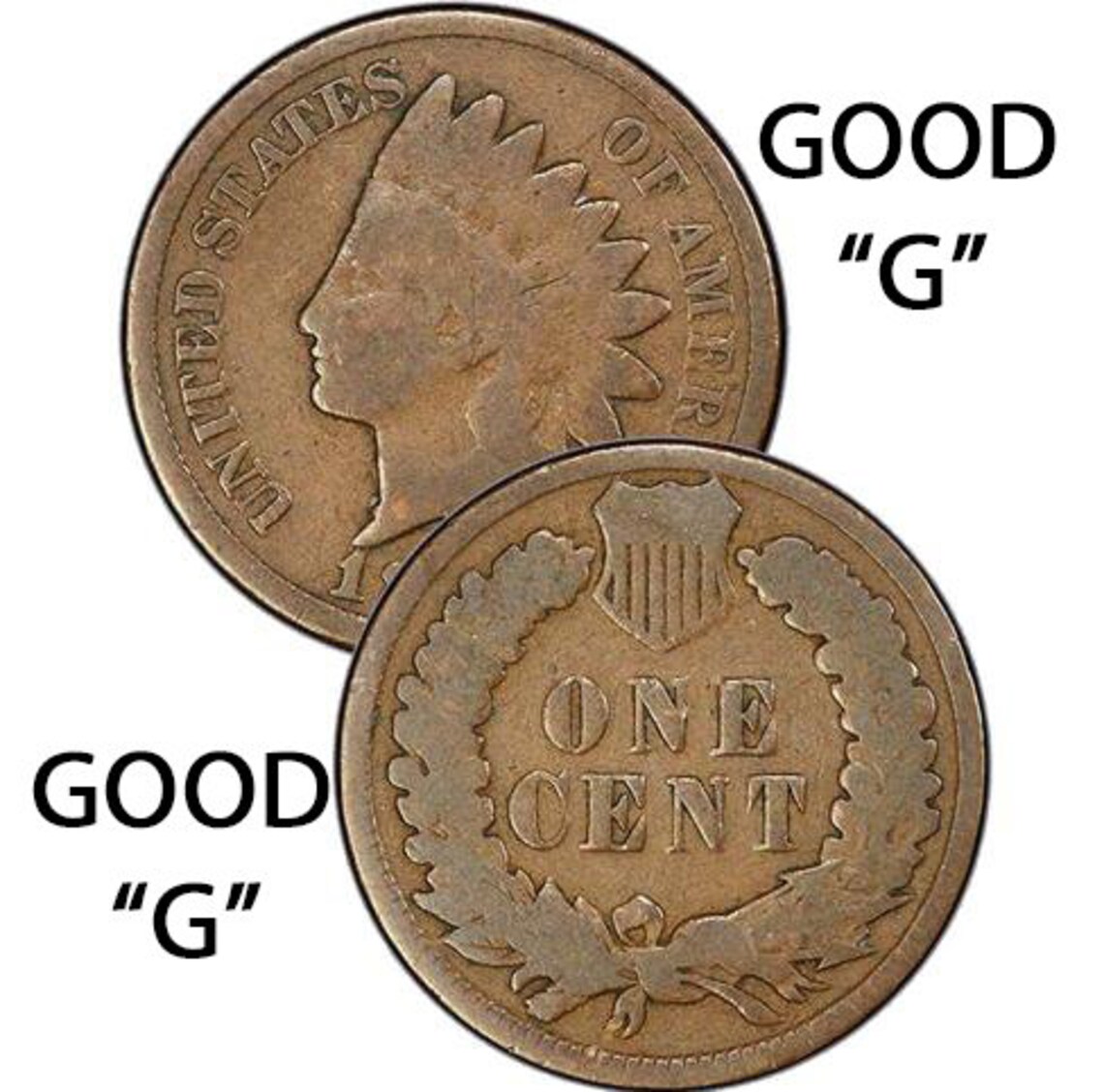 1890-1899 Indian Head Cent Penny Good G to Extremely Fine | Etsy