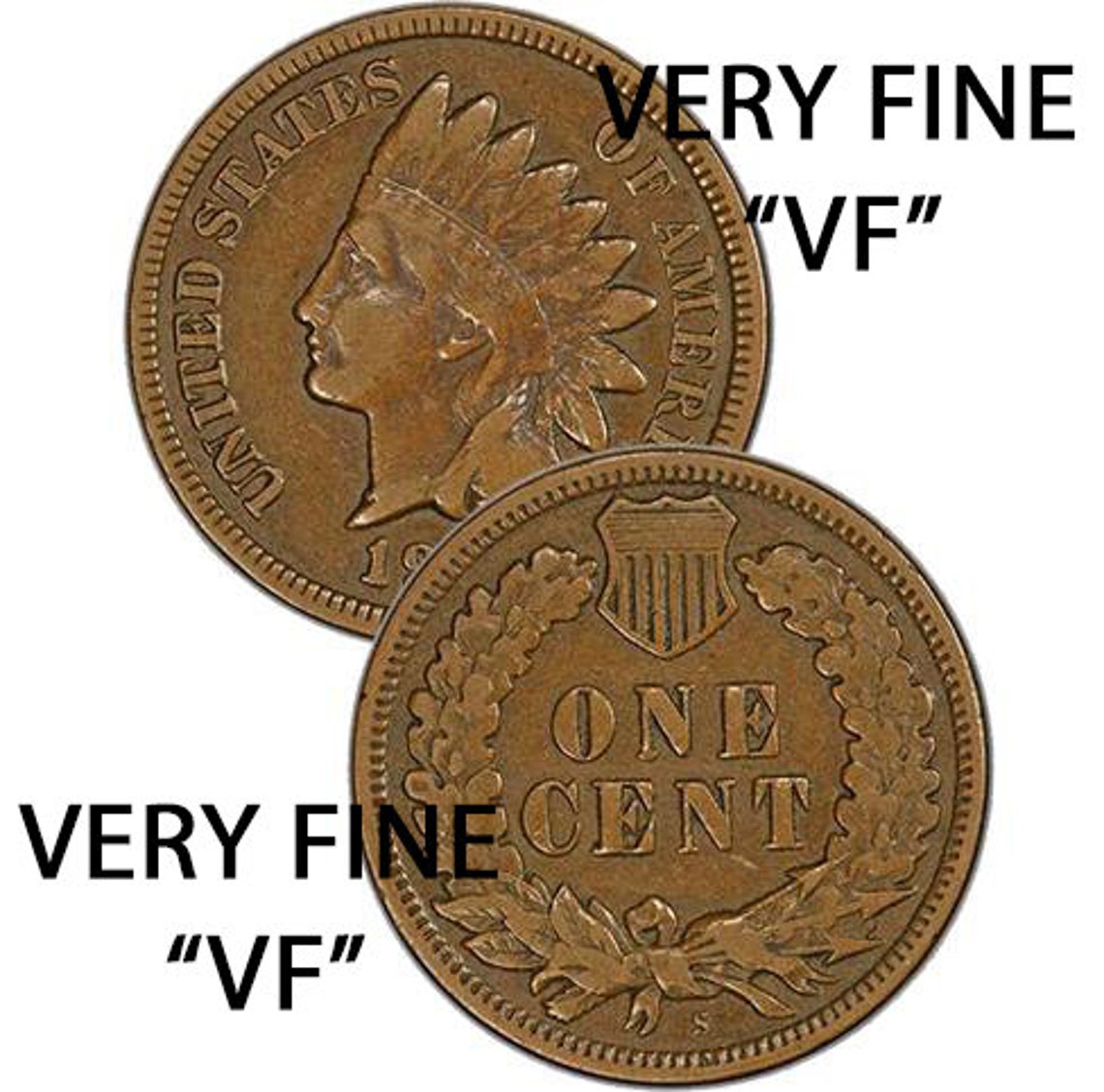 1890-1899 Indian Head Cent Penny Good G to Extremely Fine | Etsy