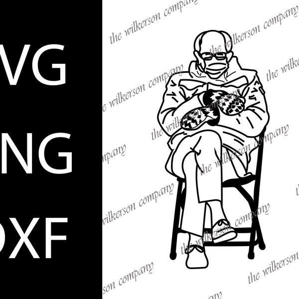 Bernie Sanders Svg - Etsy