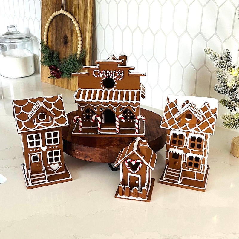 Wood Gingerbread House - Etsy