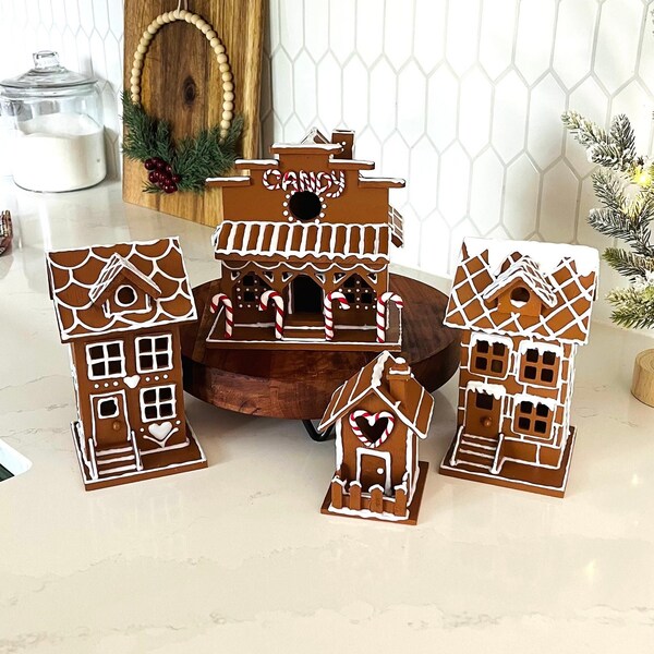 Faux Gingerbread House - Etsy
