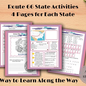 Route 66 Road Trip KIDS BUNDLE /quizzes /puzzles /games /activities ...