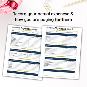 Road Trip BUDGET PLANNER / Road Trip Holiday Budget / Editable | Etsy