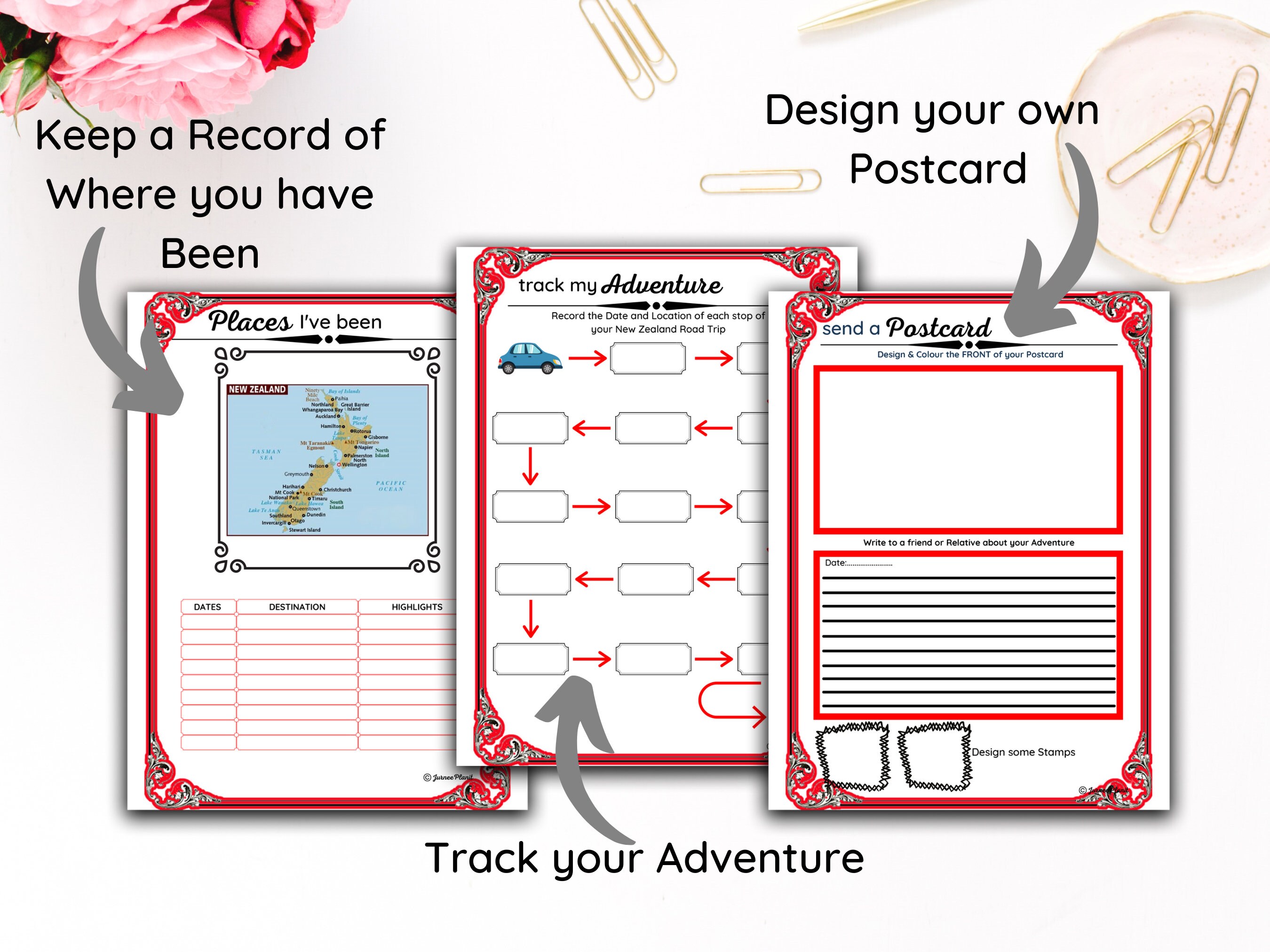 New Zealand Road Trip KIDS ACTIVITY PACK / Holiday Fun Activities ...