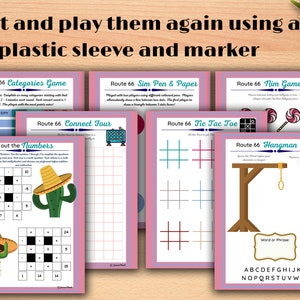 Route 66 Road Trip KIDS BUNDLE /quizzes /puzzles /games /activities ...