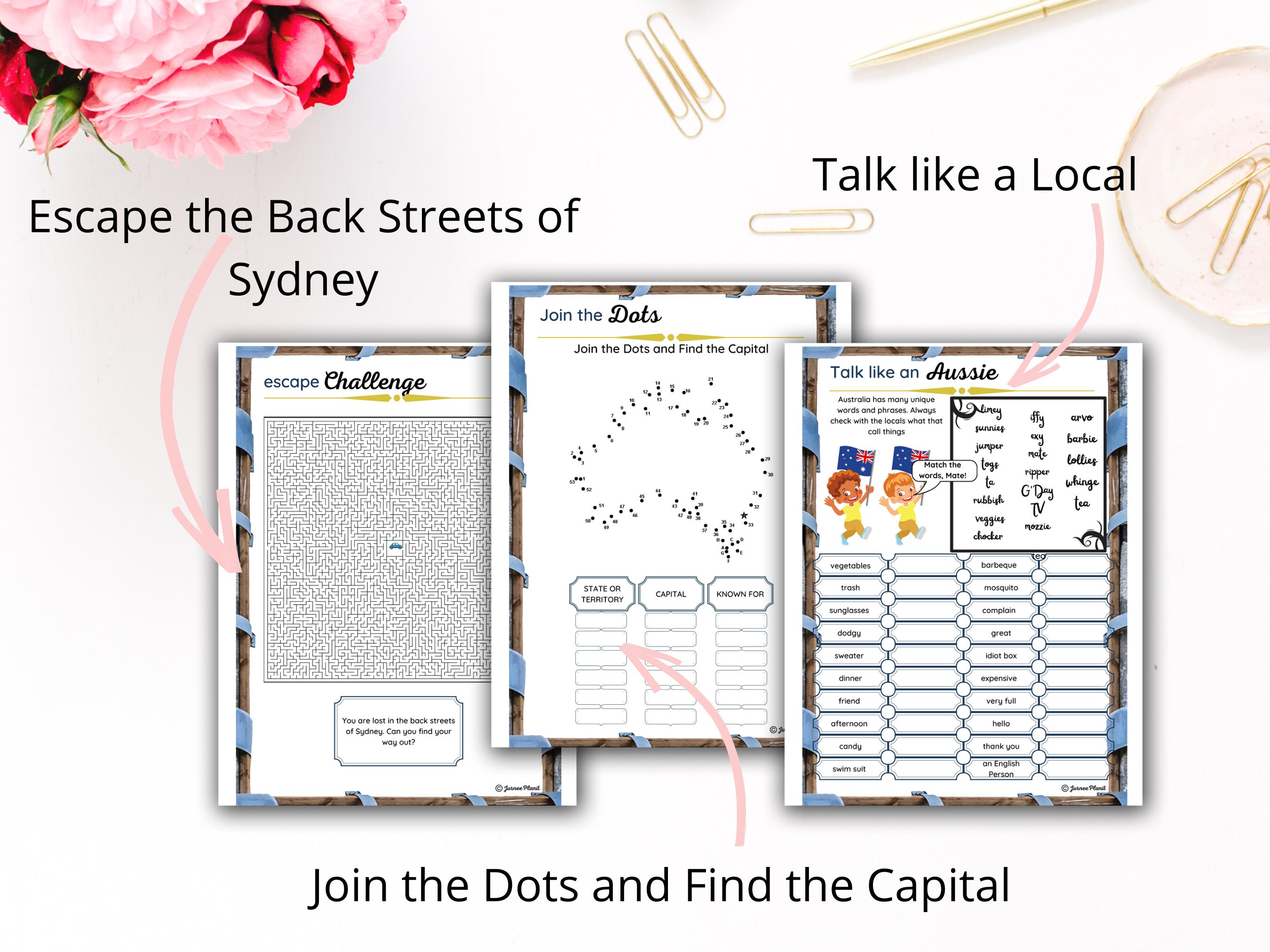 Australian Road Trip KIDS ACTIVITY PACK / Holiday Fun / Games / Bingo ...