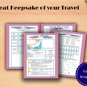 Route 66 States ACTIVITY PACK / Road Trip Travel Activities ...