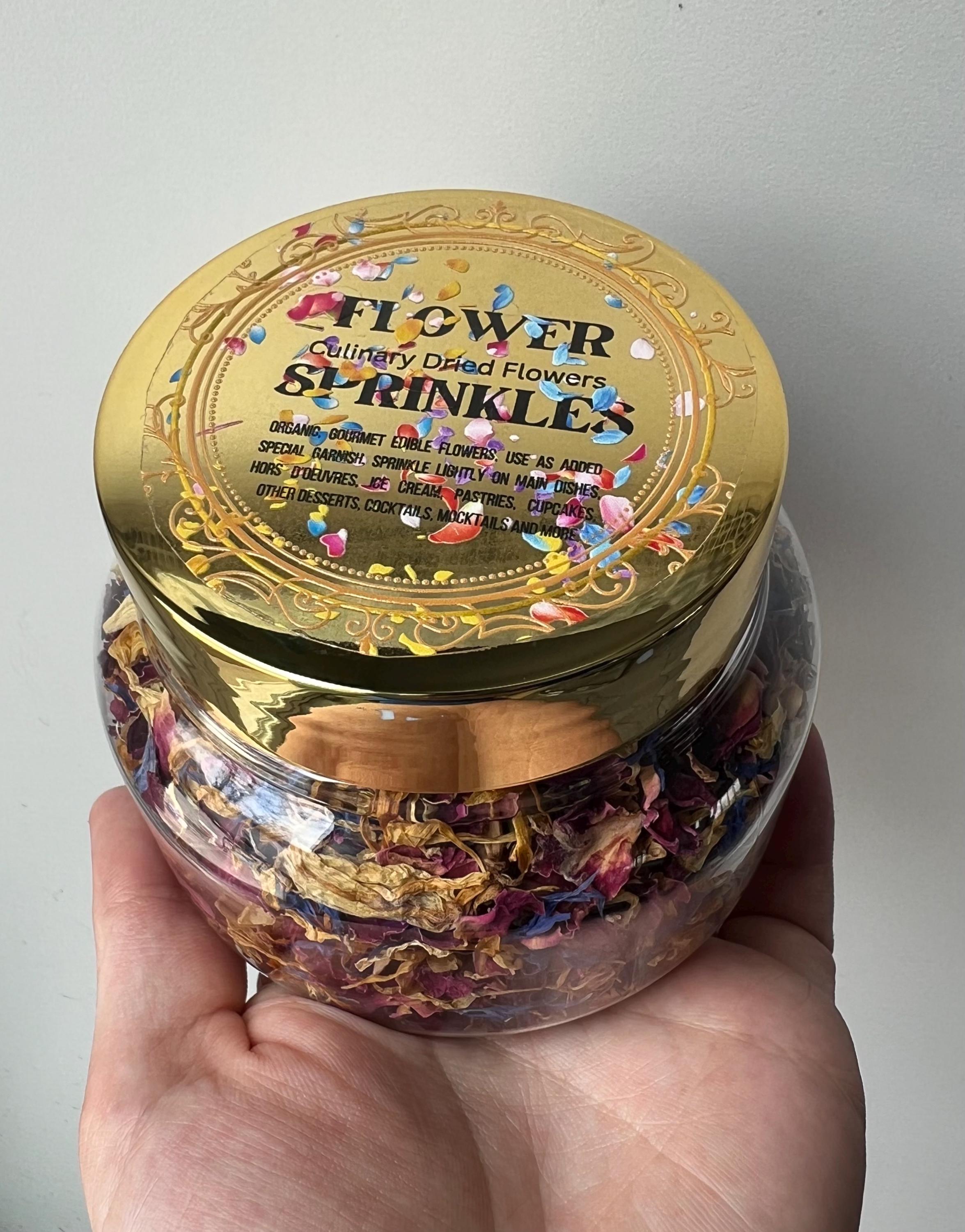 FLOWER SPRINKLES for Cakes, Cocktails, Mocktails, Ice Cream ...