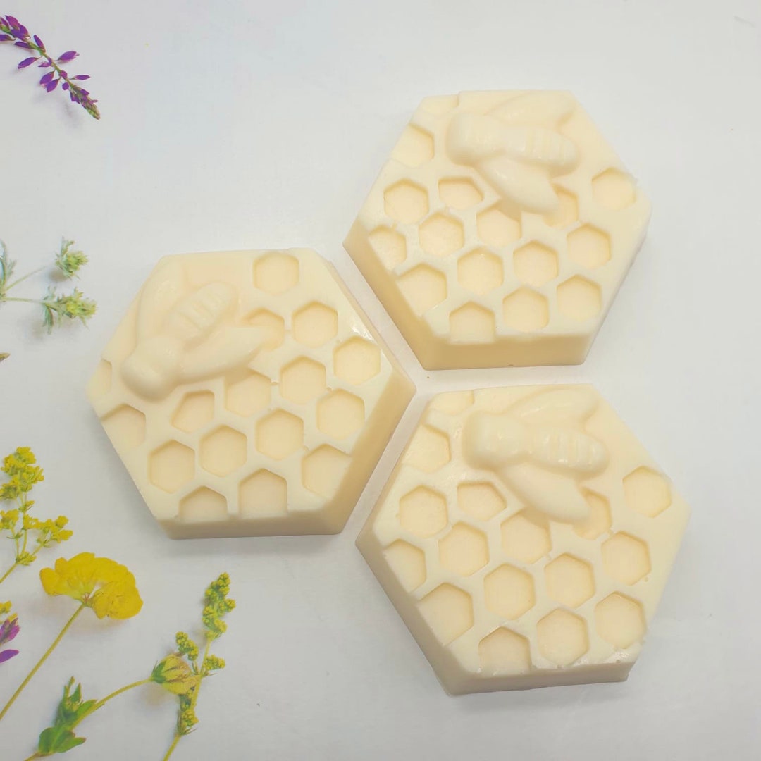 Handmade Honeycomb Bee Shaped Soaps! Set of 3, Vegan, Scented. - Etsy