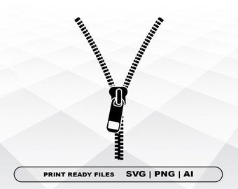 Zipper Svg | Etsy
