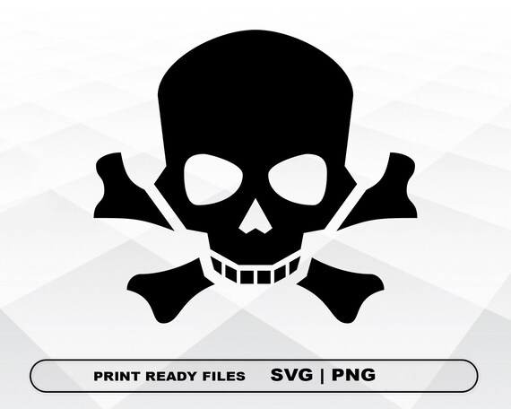 Skull Skeleton SVG and PNG Files Clipart Skull Skeleton Print - Etsy