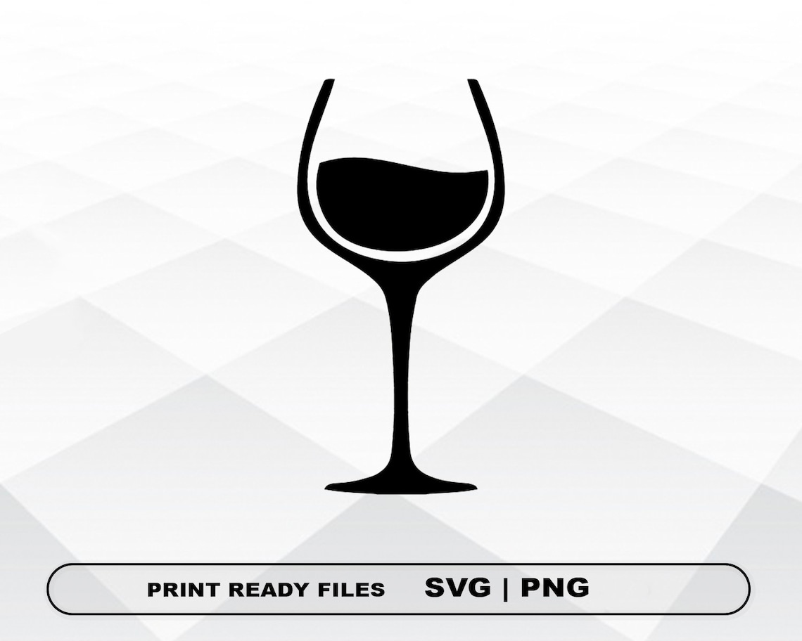Glass of Wine SVG Wine Svg Cute Glass Svg Glass SVG Png - Etsy