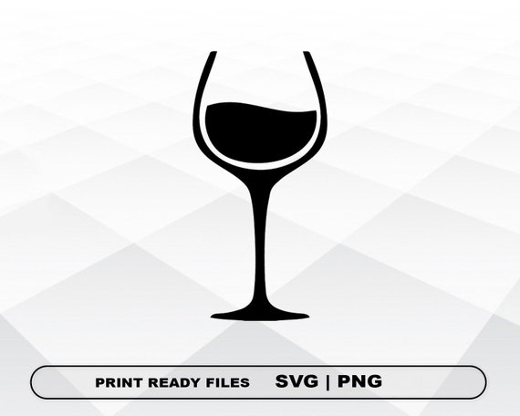 Copa de vino SVG vino svg linda copa svg vidrio SVG png - Etsy México