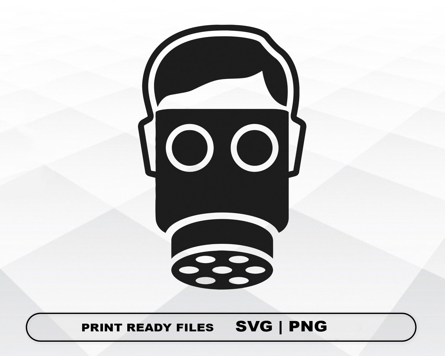 Gas Mask SVG and PNG Files Clipart Gas Mask Print SVG - Etsy Australia