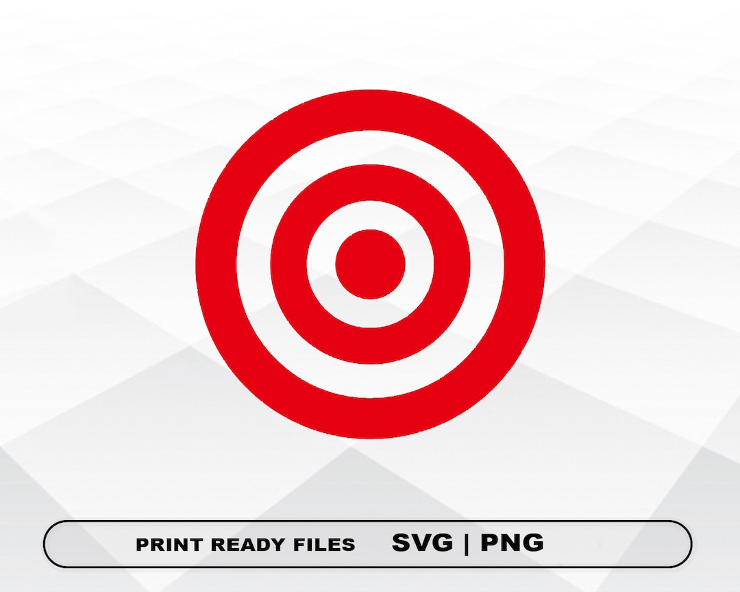 Target SVG and PNG Files Clipart, Target Sign Print SVG, Digital ...