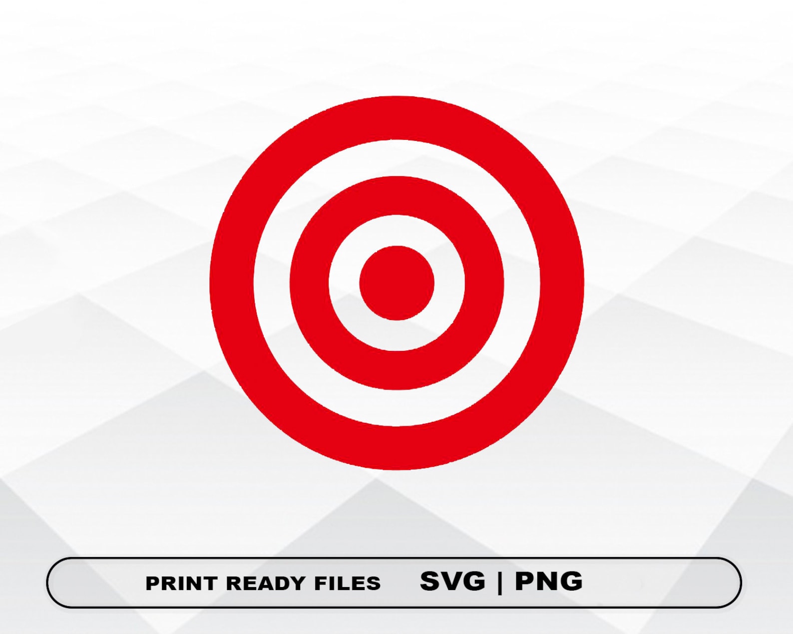 Target SVG and PNG Files Clipart Target Sign Print SVG - Etsy