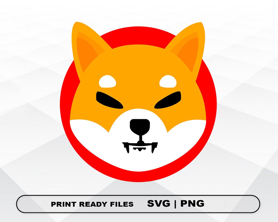 Shiba Inu Dog SVG and PNG Files Clipart Shiba Inu Crypt Print - Etsy