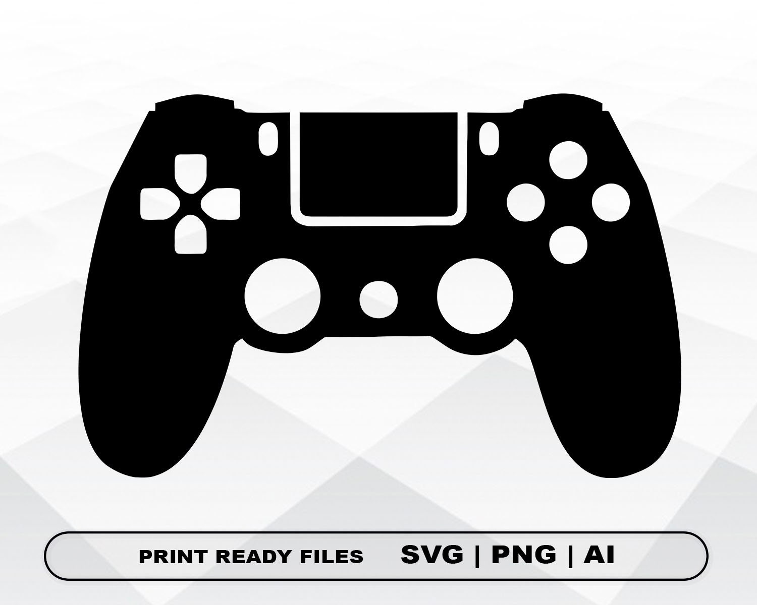 Game Controller SVG, Files Clipart, Print Ai and Svg Digital Download ...