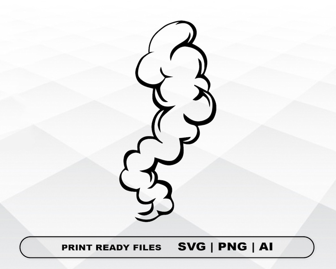 Smoke Svg, Steam SVG, Cooking Svg, Files Clipart, Print Ai and Svg, Png ...