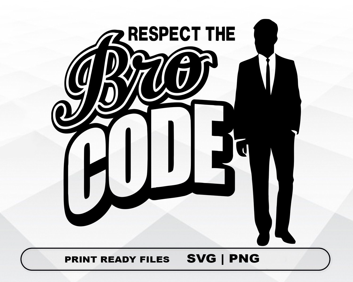 Dress Code Man SVG and PNG Files Clipart Men's Suit Print - Etsy Australia