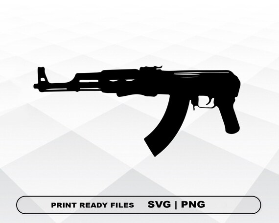 Gun Weapon SVG and PNG Files Clipart Gun Weapon Print SVG - Etsy
