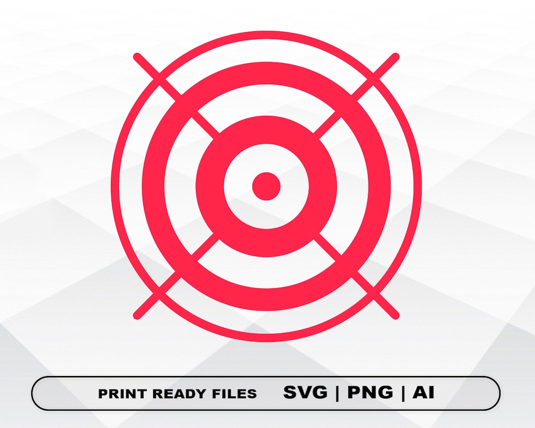 Target SVG, Shooting Svg, Target Png, Files Clipart, Print Ai and Svg ...