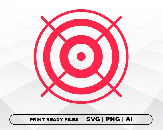Target SVG Shooting Svg Target Png Files Clipart Print Ai | Etsy