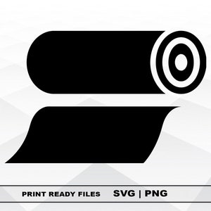 Roll SVG and PNG Files Clipart, Roll Print SVG, Digital Download Cricut ...