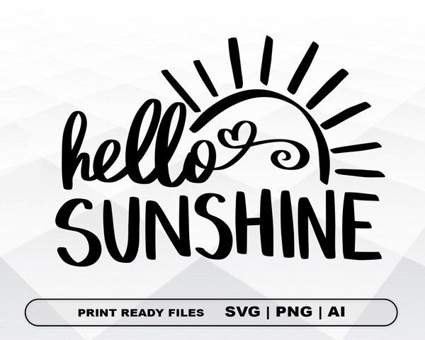 Sun SVG Sunshine Svg Hand Drawn Sun SVG Summer Sun SVG - Etsy Canada