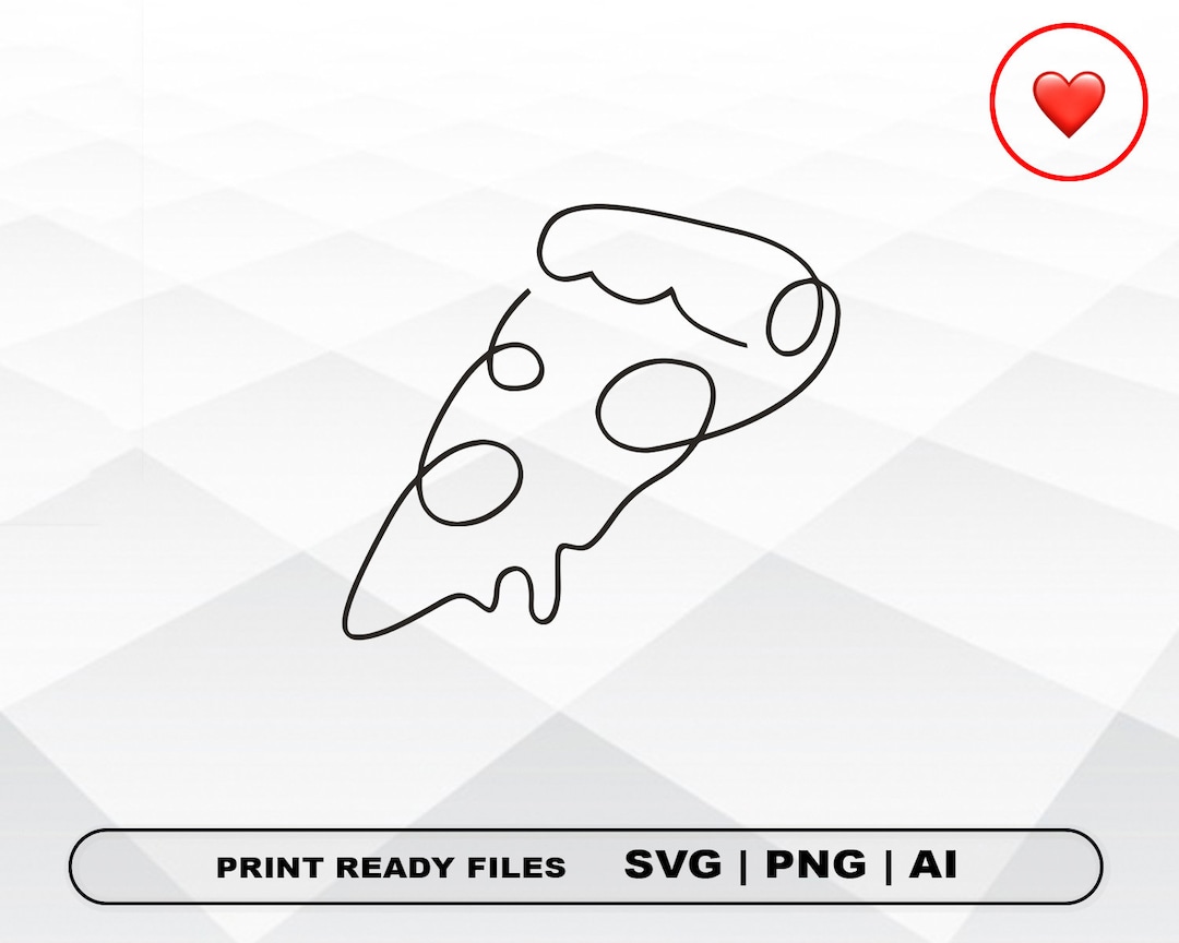 Pizza SVG and PNG Files Clipart, Pizza Print Ai and SVG Digital ...
