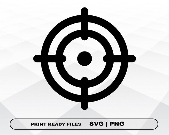 Target SVG and PNG Files Clipart Target Print SVG Digital - Etsy