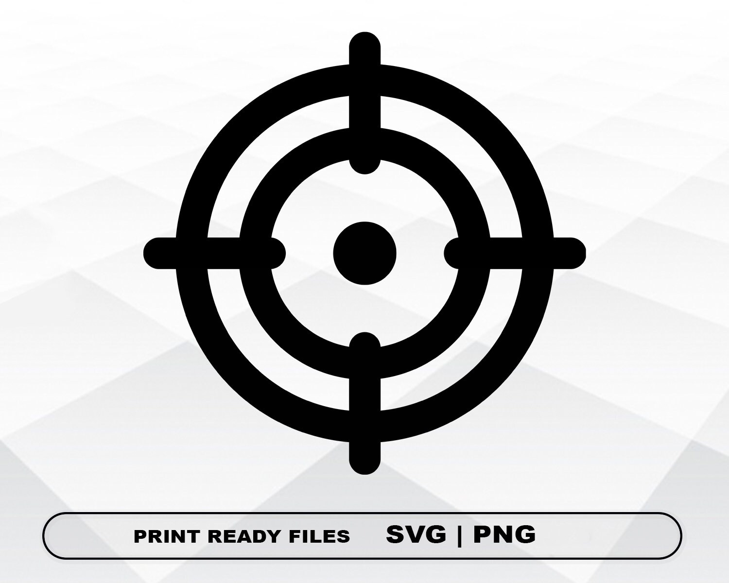 Target SVG and PNG Files Clipart Target Print SVG Digital - Etsy
