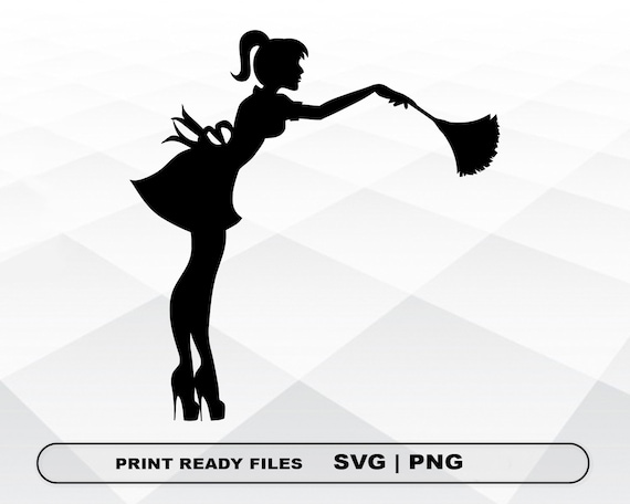 Housemaid SVG and PNG Files Clipart Housemaid Print SVG - Etsy