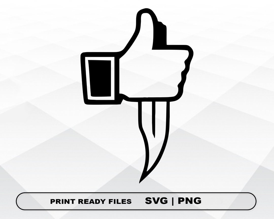 Hand With a Knife SVG and PNG Files Clipart, Knife Print SVG, Digital ...