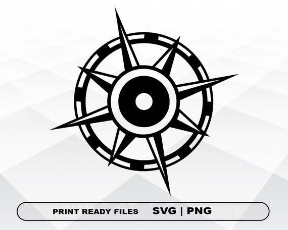 Compass SVG and PNG Files Clipart Compass Print SVG Digital - Etsy