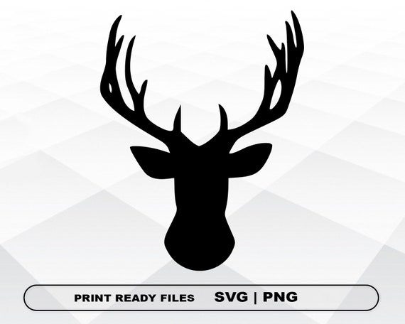 Deer SVG and PNG Files Clipart Deer Print SVG Digital - Etsy