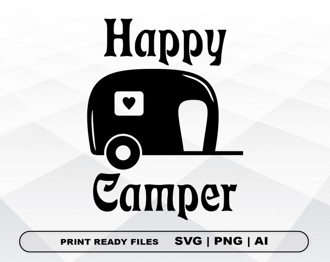 Camper Svg, Heart Beat Svg, Camping Svg, Motor Home Svg, Trip, Van ...