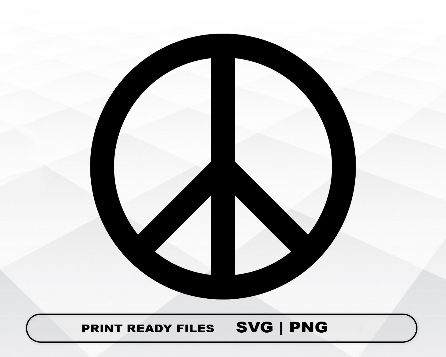 Peace Sign SVG and PNG Files Clipart Peace Sign Print SVG - Etsy Australia
