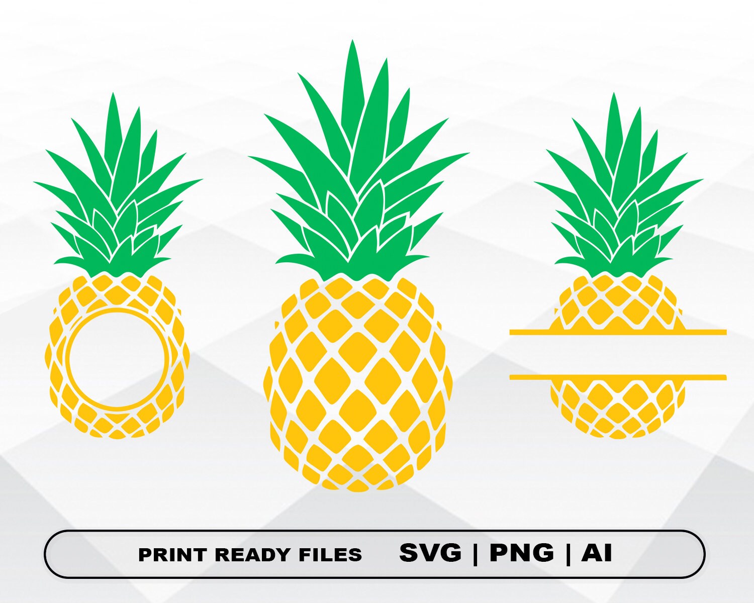 Pineapple SVG Pineapple Clipart Pineapple Print SVG Files - Etsy Canada