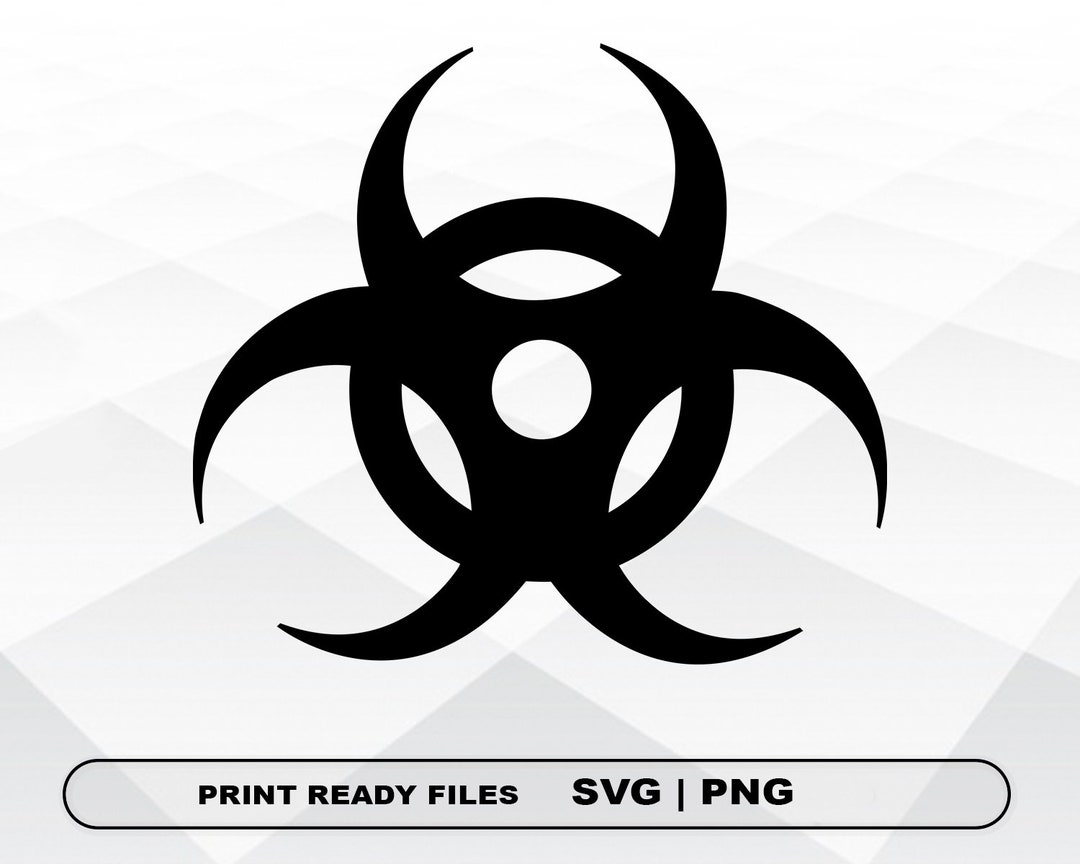 Sign of Radiation SVG and PNG Files Clipart, Radiation Print SVG ...