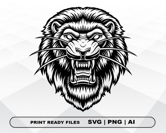 Lion SVG Lion svg file for cricut lion svg designs lion svg | Etsy