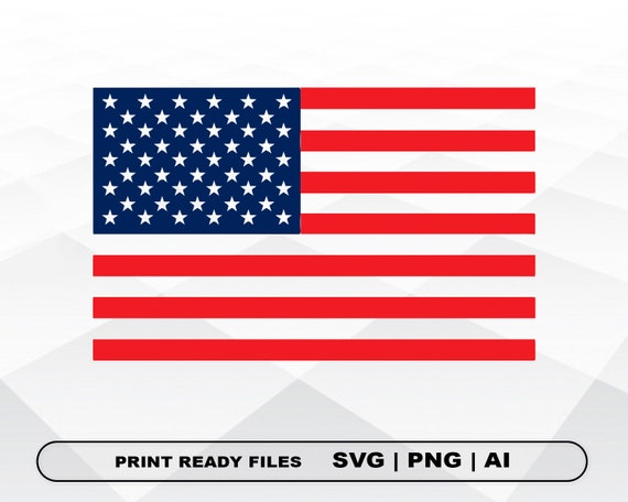 American Flag SVG USA Flag Svg 4th of July Svg Patriotic | Etsy
