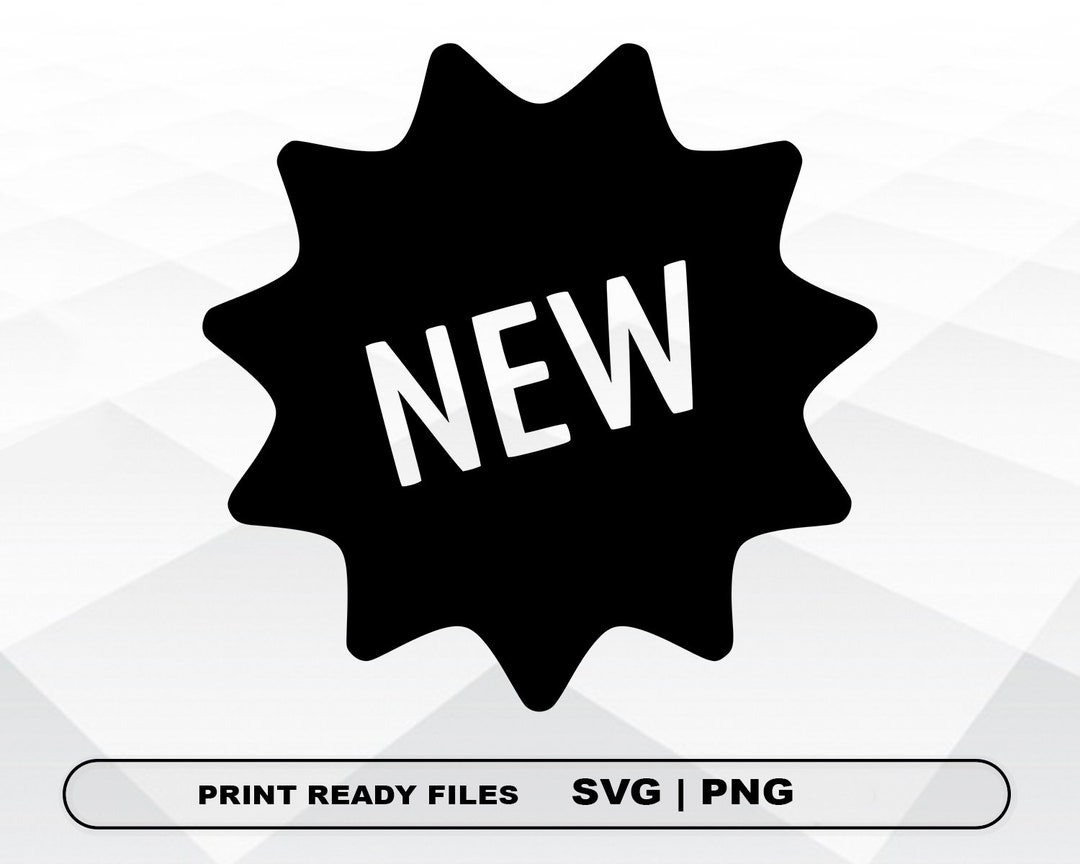 Label new SVG and PNG Files Clipart, new Label Print SVG, Digital ...